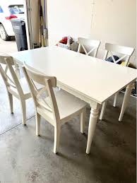 IKEA Ingatorp dining table & 4 ingolf chairs – Ready My Space